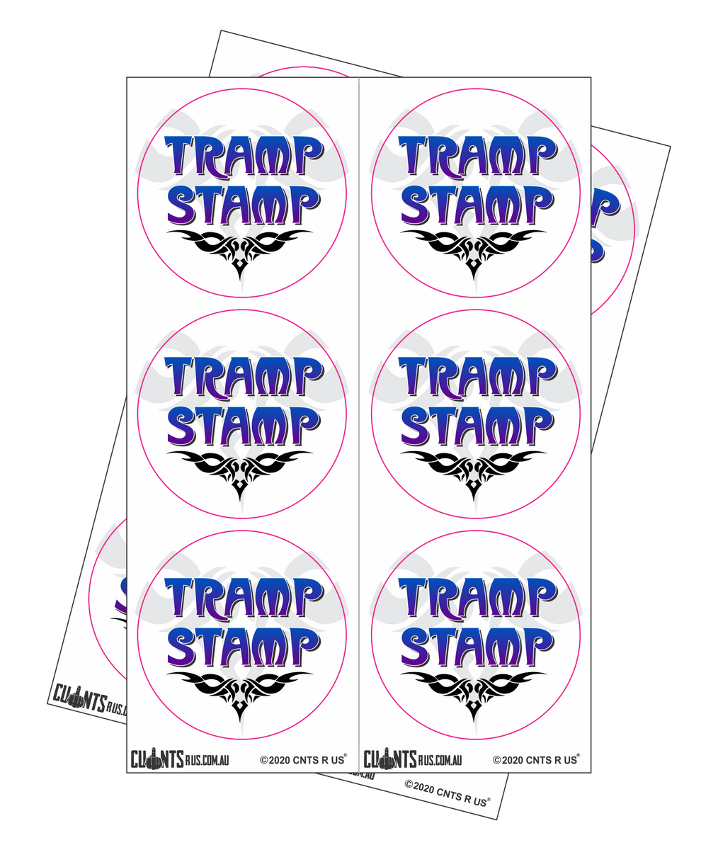 Sticker Pack - Tramp Stamp CRU18-23R-11057 – Cunts R Us